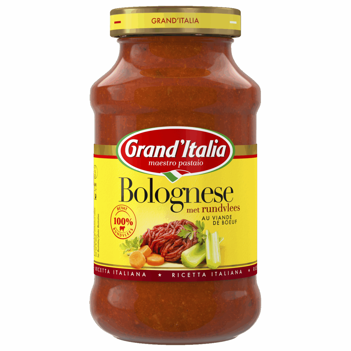 Pastasaus Bolognese met rundvlees - Grand'Italia