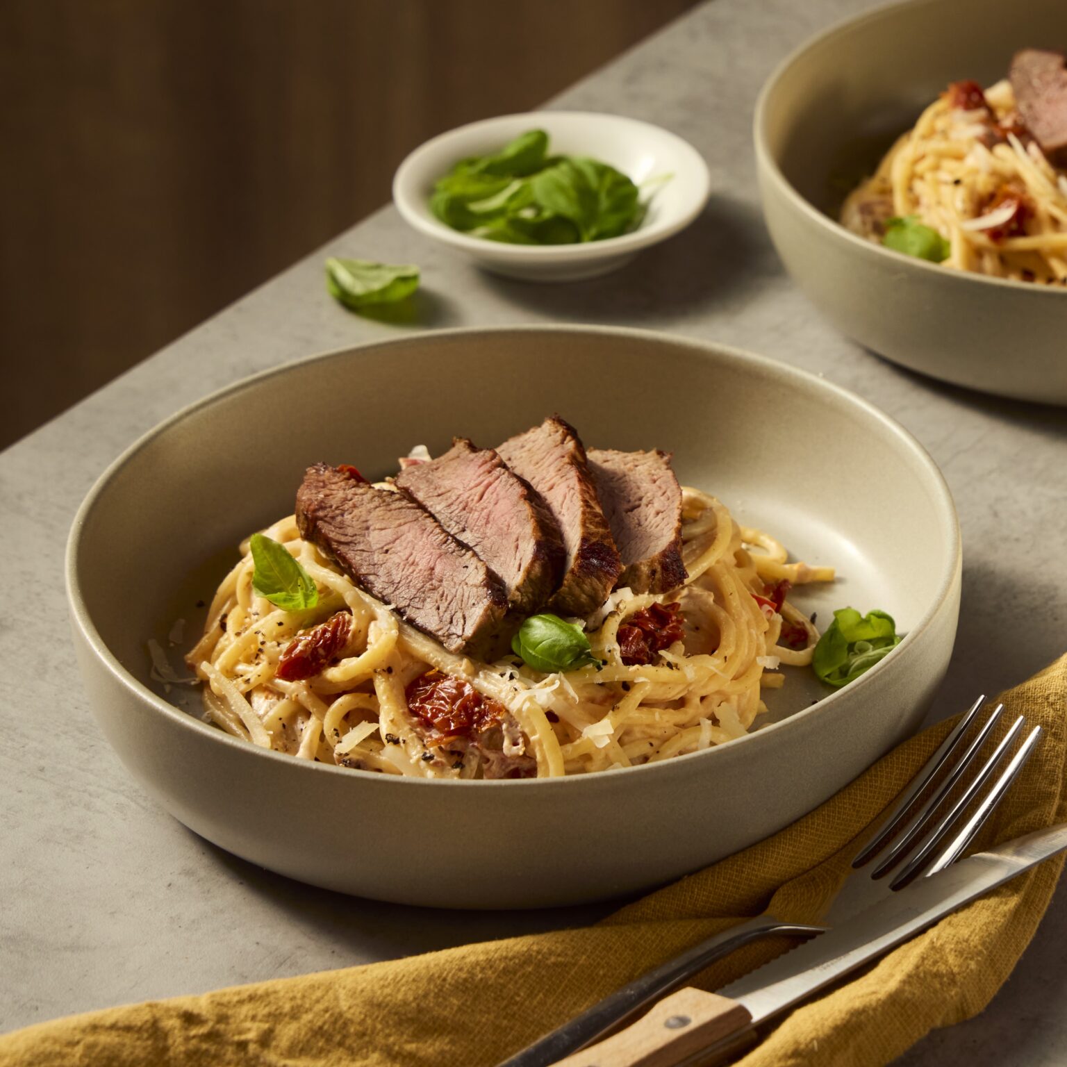 Pasta met biefstuk – Italiaanse Spaghetti con Manzo